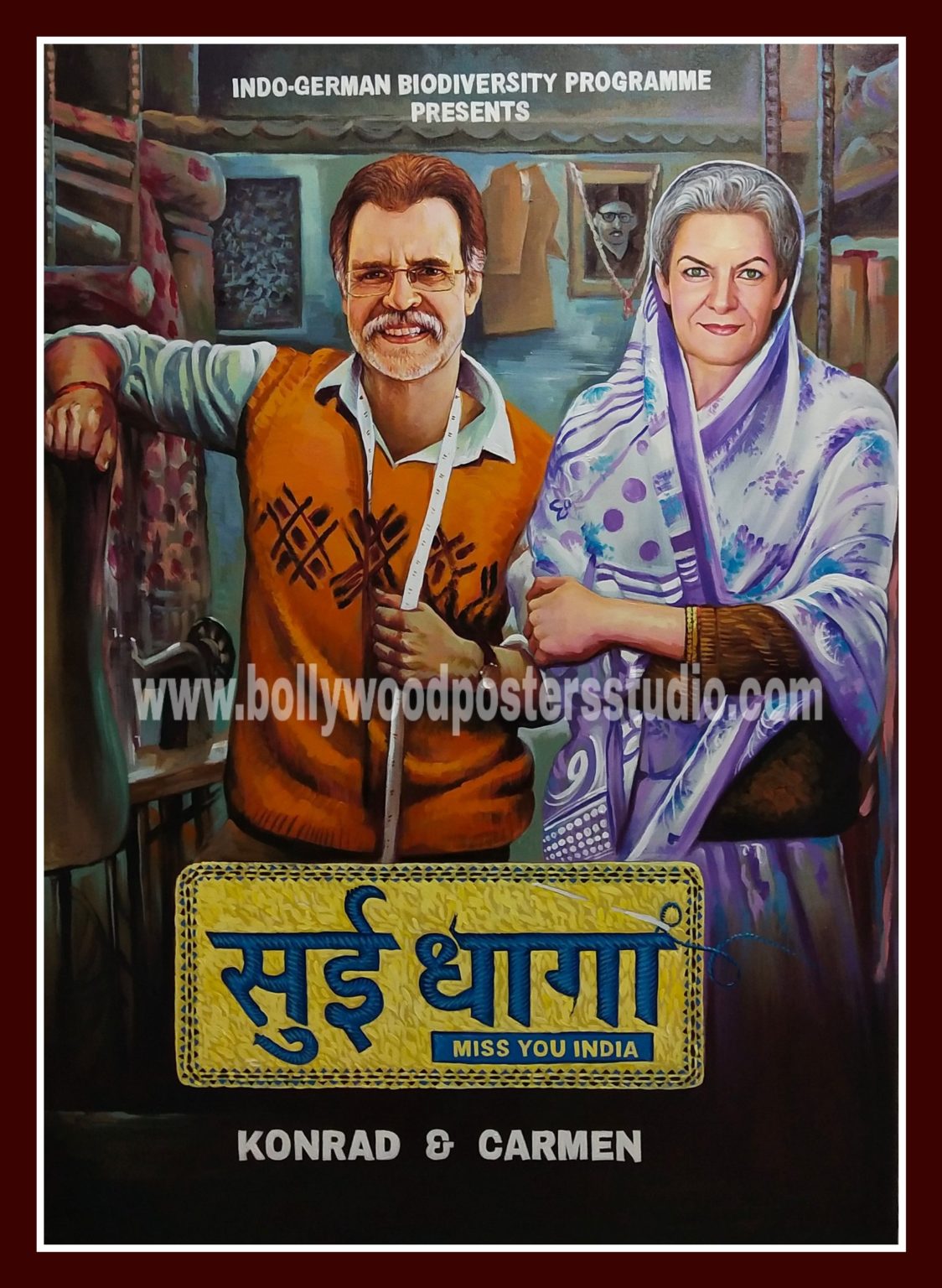Bollywood poster painting | Bollywood Poster Studio