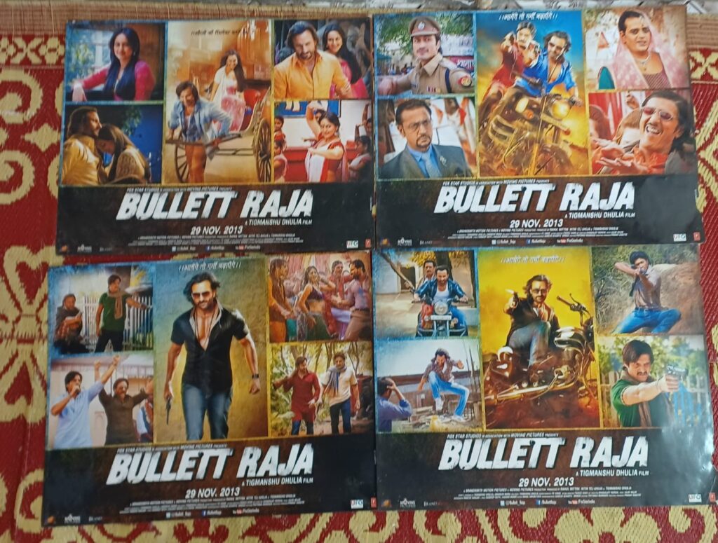 BULLET RAJA Bollywood movie lobby cards | Bollywood Poster Studio